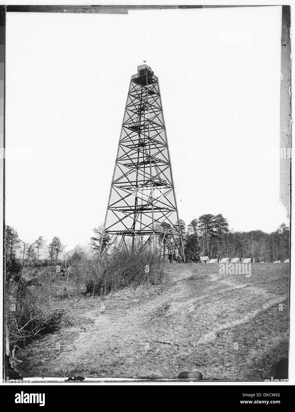 The signal tower Black and White Stock Photos & Images - Alamy
