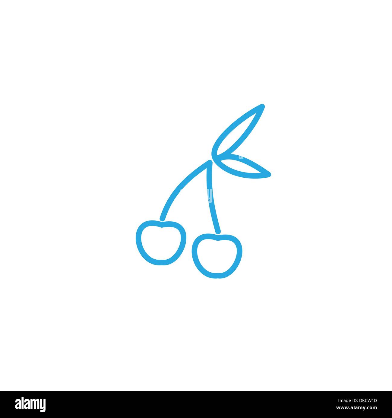 Cherry with structure Stock Vector Images - Alamy