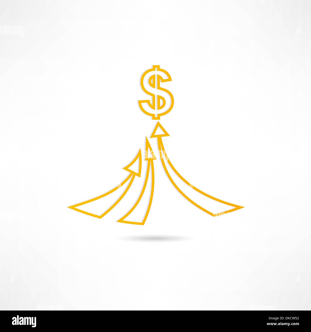 Wealth achievement sign Stock Vector Images - Alamy