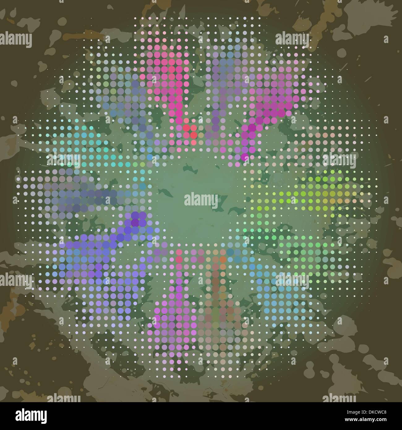 flower (halftone design element set Stock Vector Image & Art - Alamy