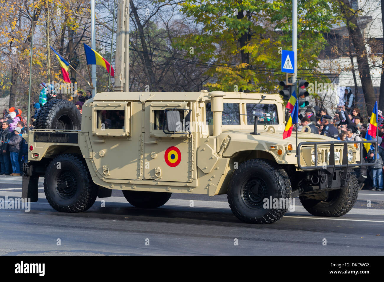 Humvee armored vehicle - December 1st, Parade on Romania's National Day ...