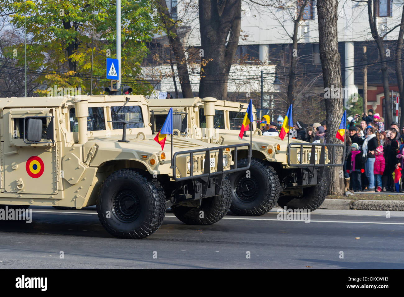 Humvee armored vehicles - December 1st, Parade on Romania's National ...