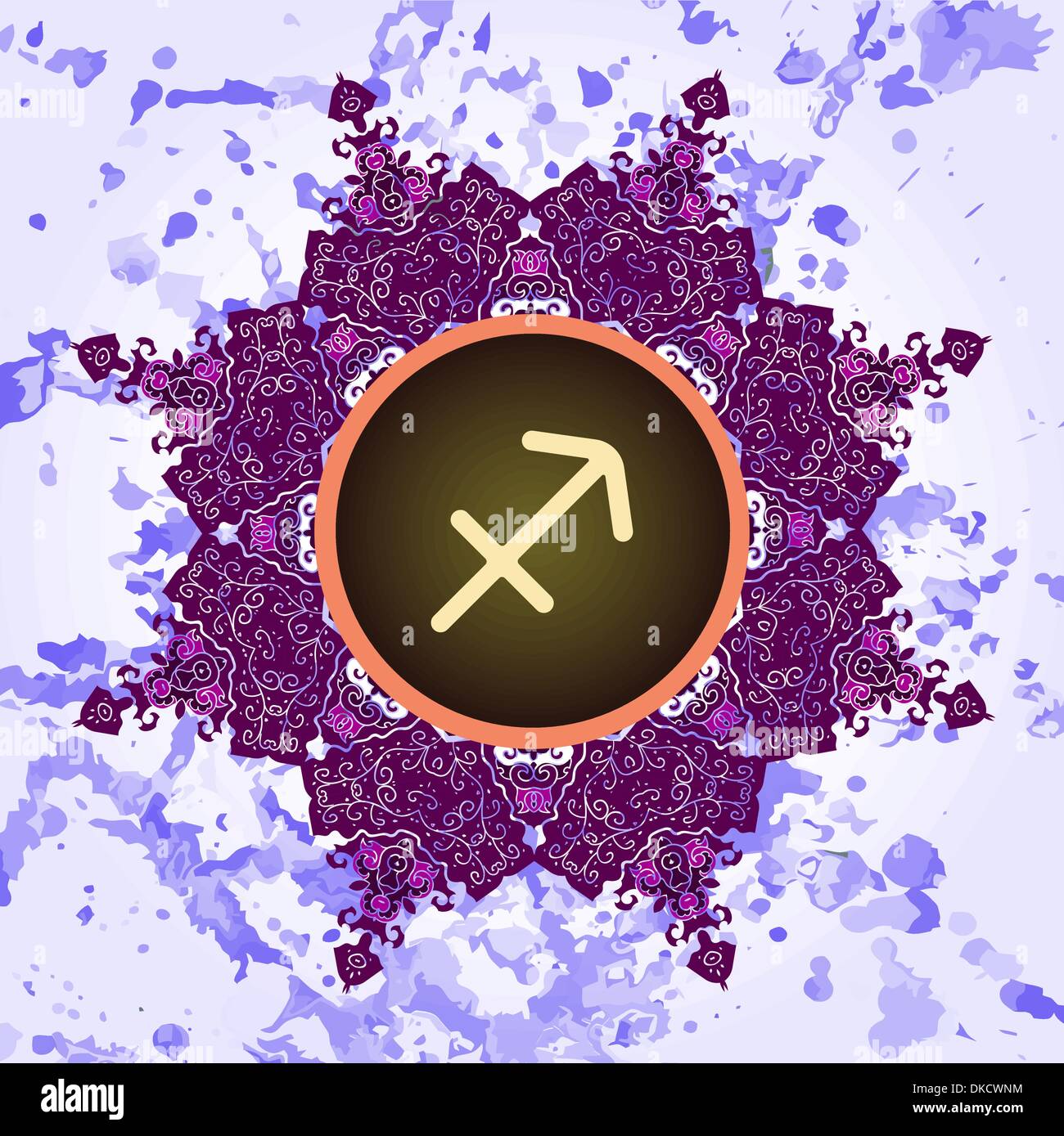 zodiac sign Sagittarius. What is karma? Vector circle zodiac signs on ... zodiac sign Sagittarius. What is karma? Vector circle zodiac signs on ...