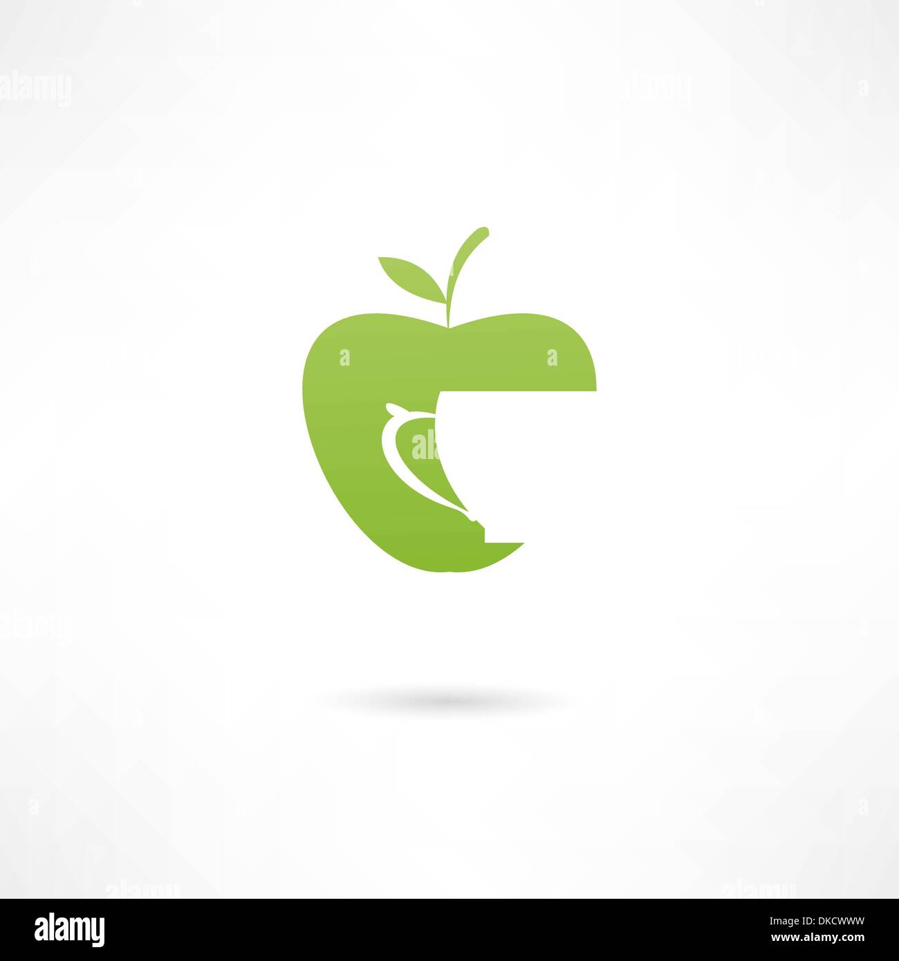 Cross section an apple Stock Vector Images - Alamy