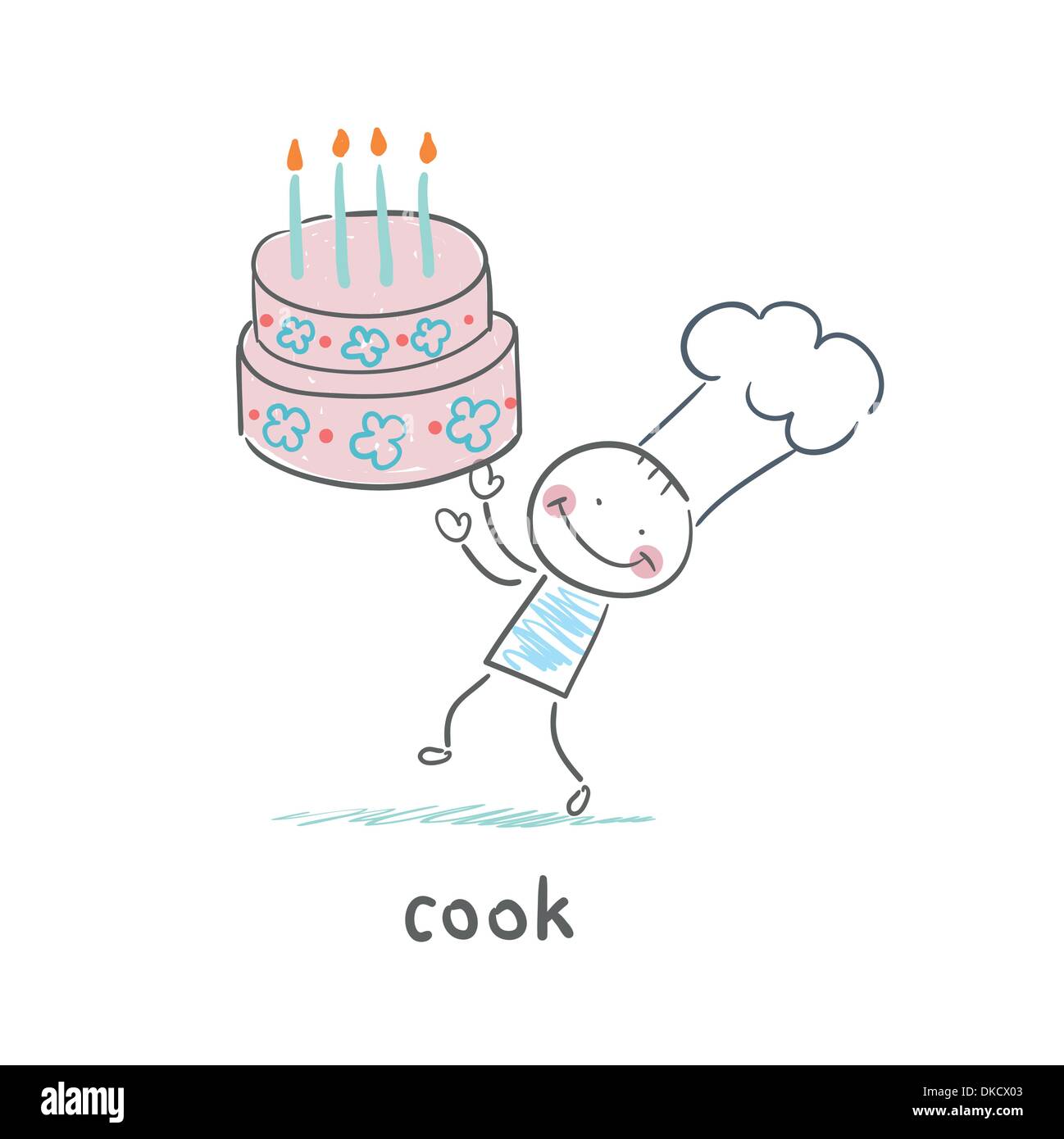 Smiling woman men on Stock Vector Images - Alamy