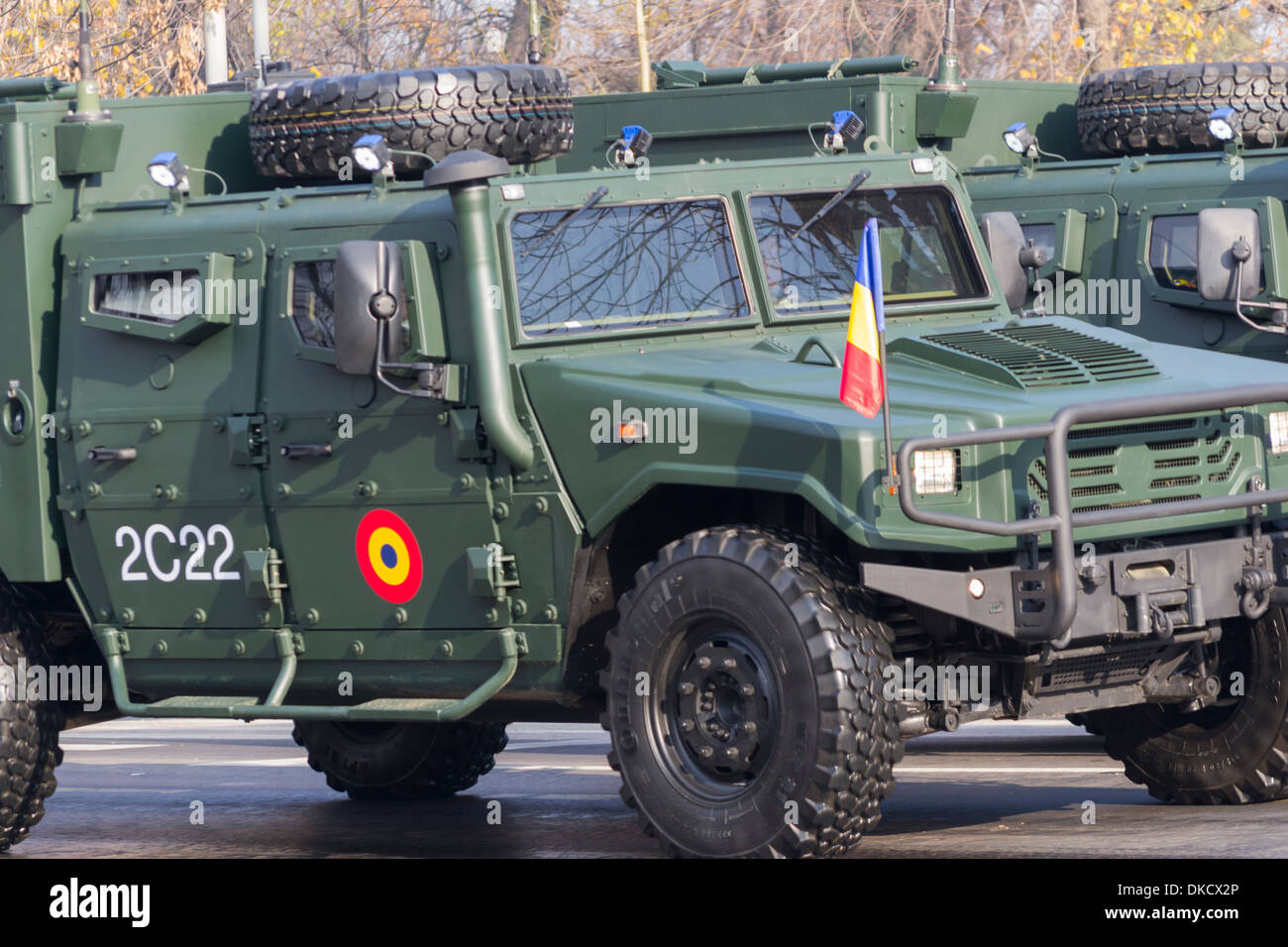 URO VAMTAC radio station vehicle - December 1st, Parade on Romania's ...