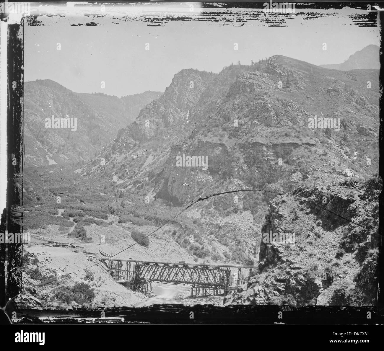 The Devil's Gate Bridge, located in Echo Canyon, Summit County, Utah ...