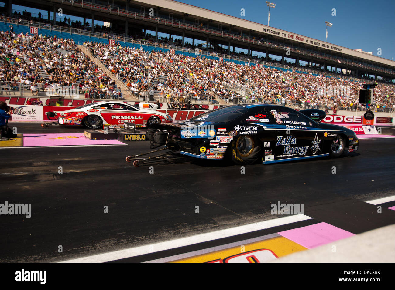 Oct. 29, 2011 - Las Vegas, Nevada, U.S - NHRA Pro Stock driver Erica ...