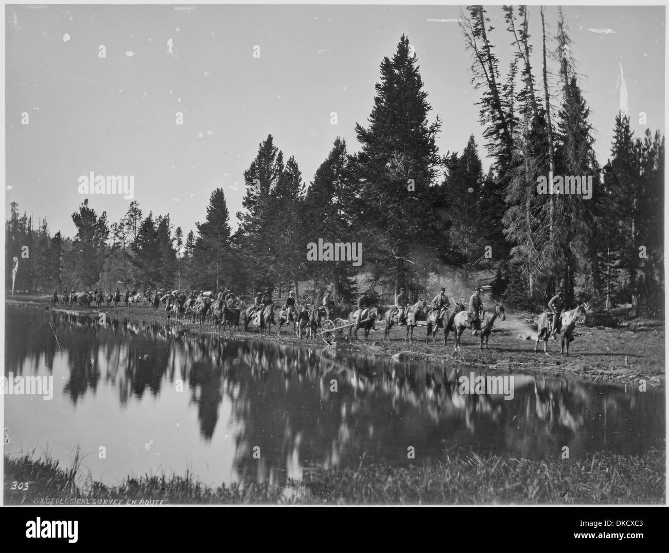 A geological survey team is on route to examine natural formations and ...