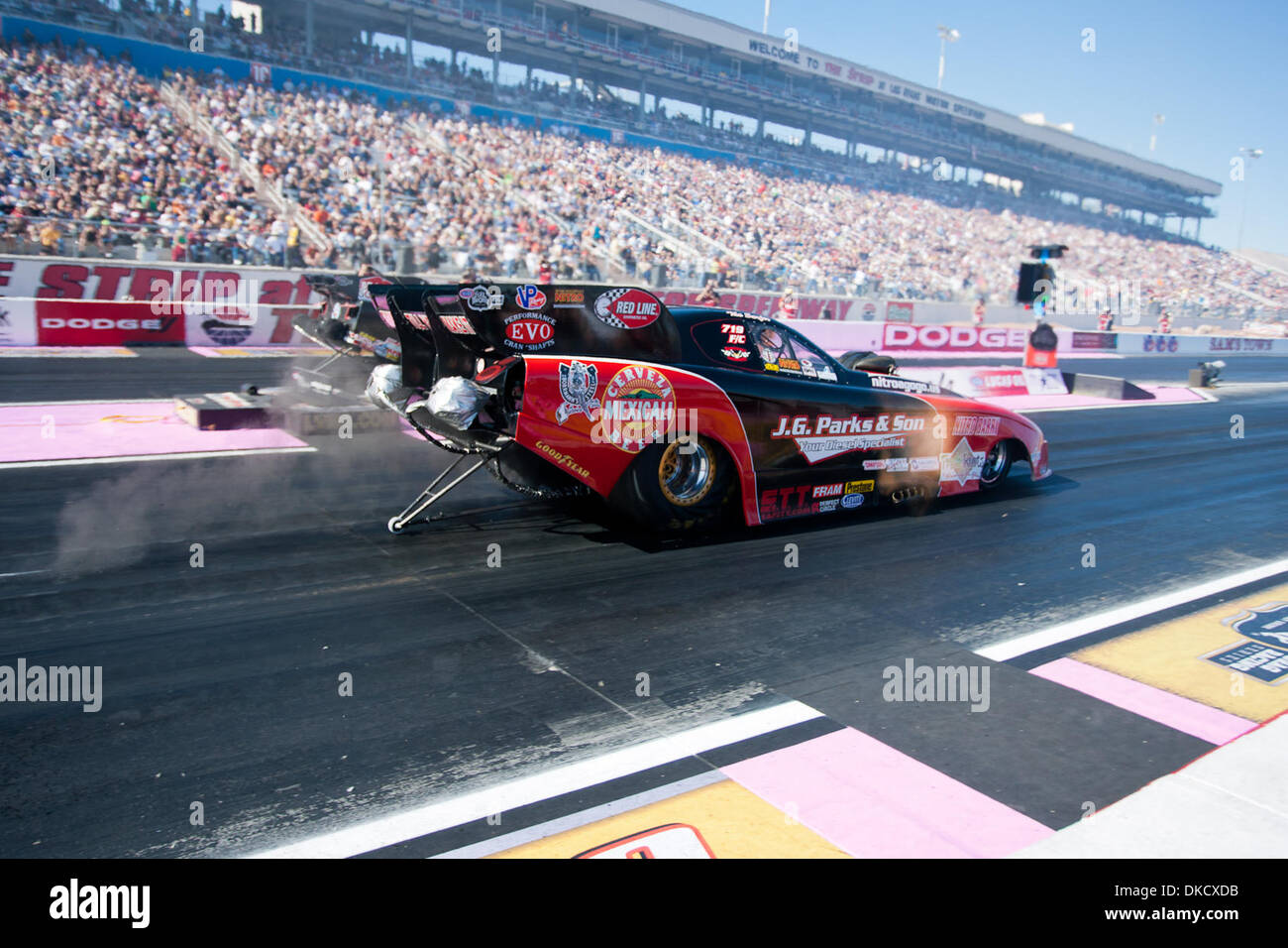 Oct. 29, 2011 - Las Vegas, Nevada, U.S - NHRA Funny Car driver Jeff ...