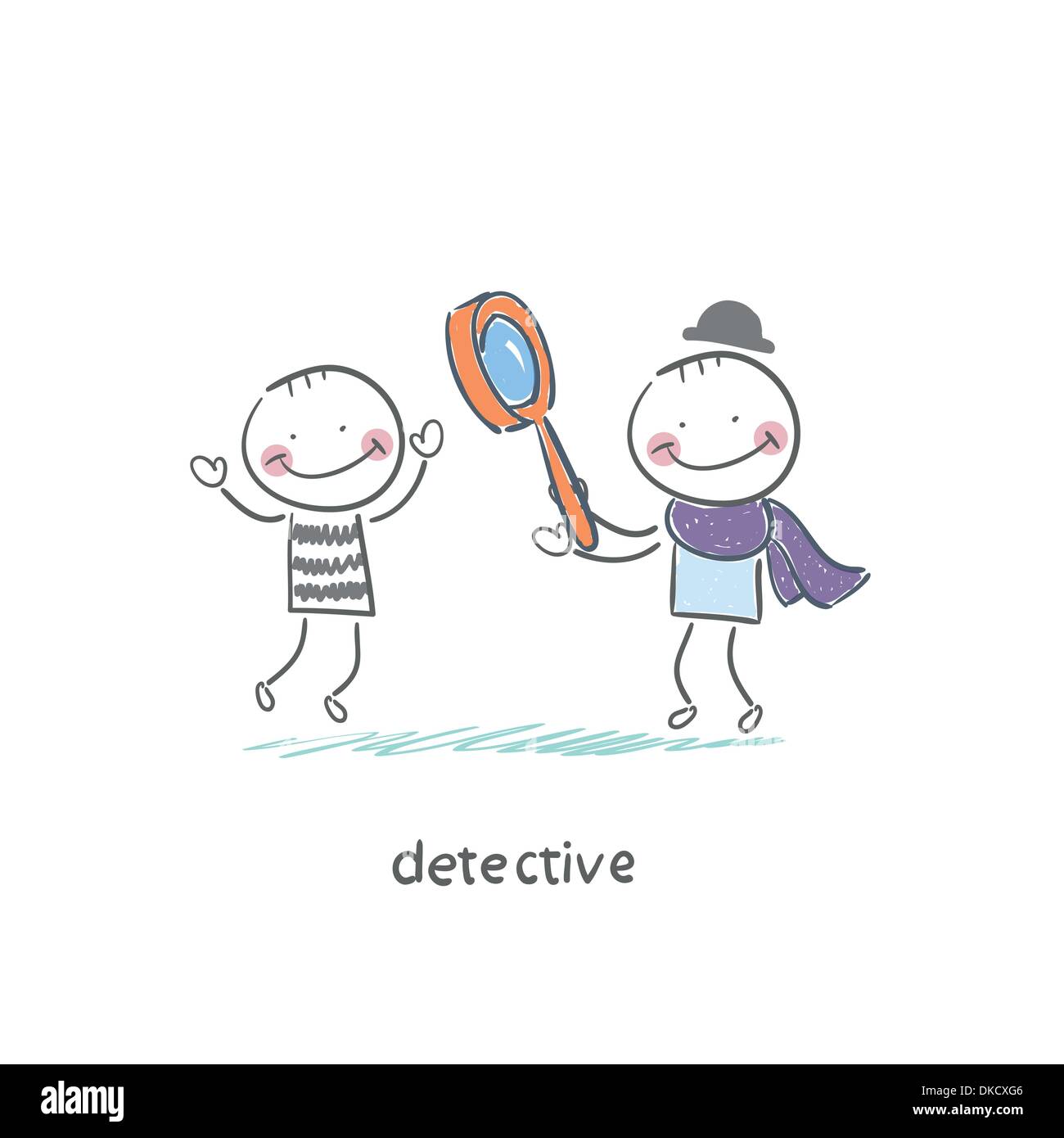 Humor detective Cut Out Stock Images & Pictures - Alamy