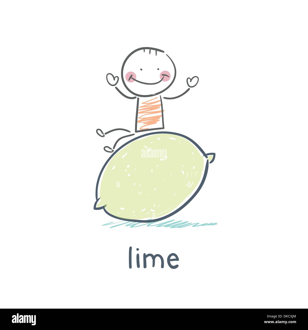 Man and lemon Stock Vector Image & Art - Alamy