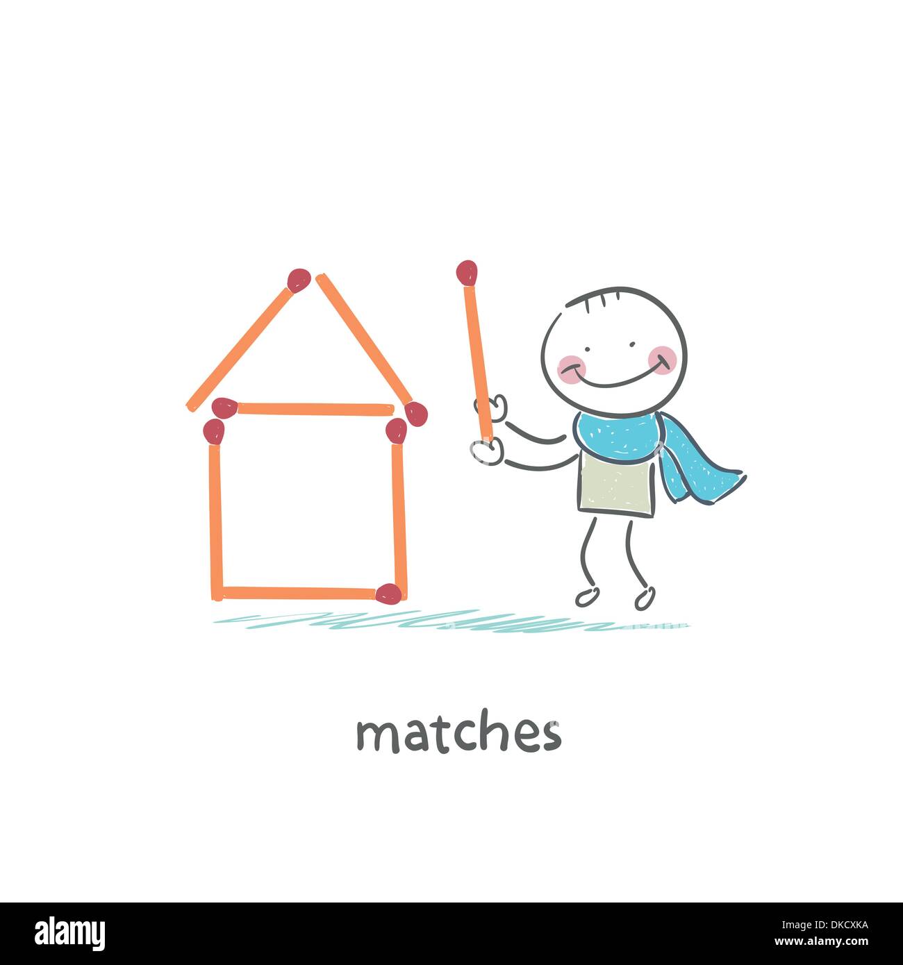 Group identical man Stock Vector Images - Alamy