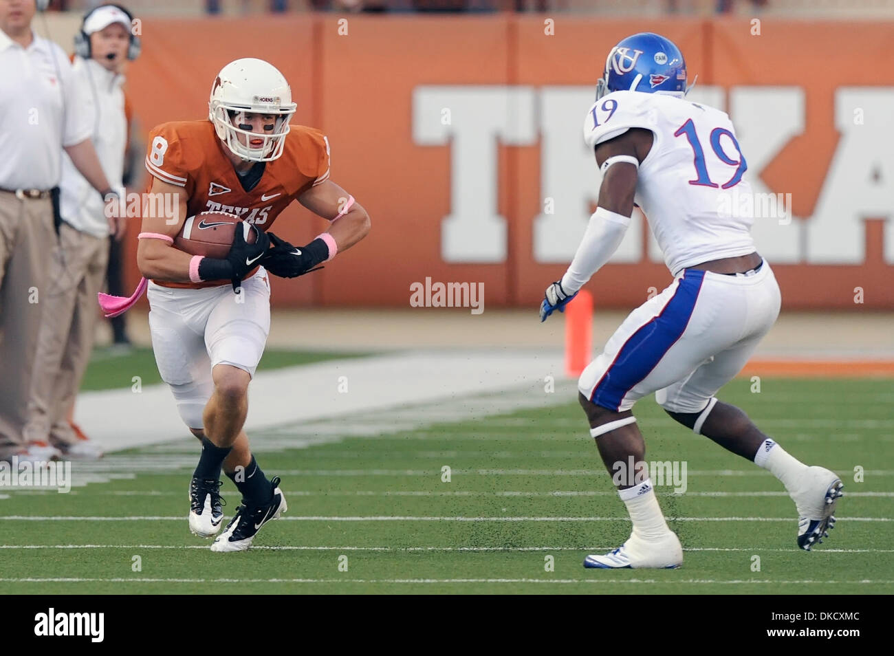 Oct. 29, 2011 - Austin, Texas, U.S - Texas Longhorns wide receiver ...