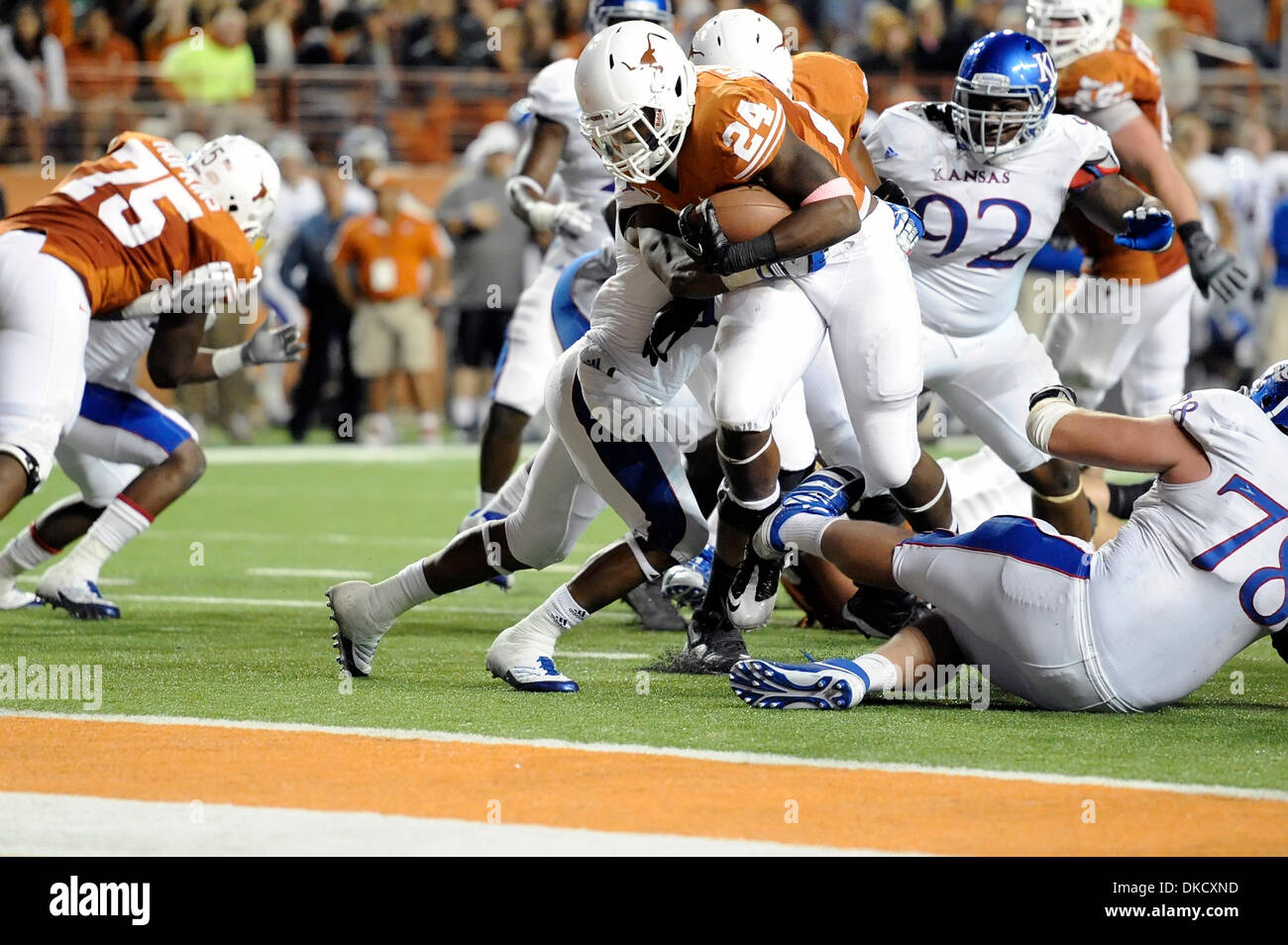Oct. 29, 2011 - Austin, Texas, U.S - Texas Longhorns running back Joe ...