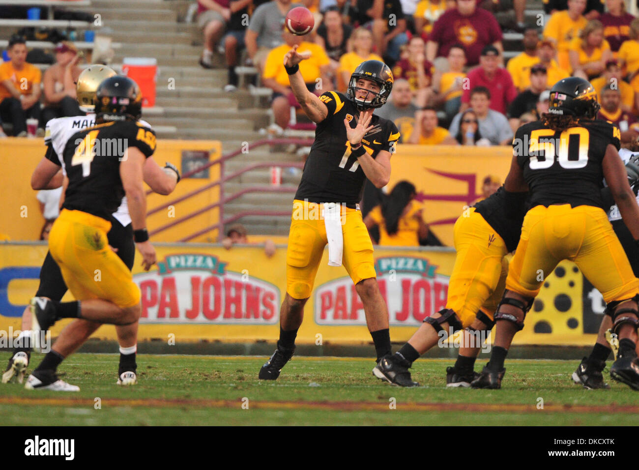 October 29, 2011: Arizona State quarterback Brock Osweiler #17 in ...