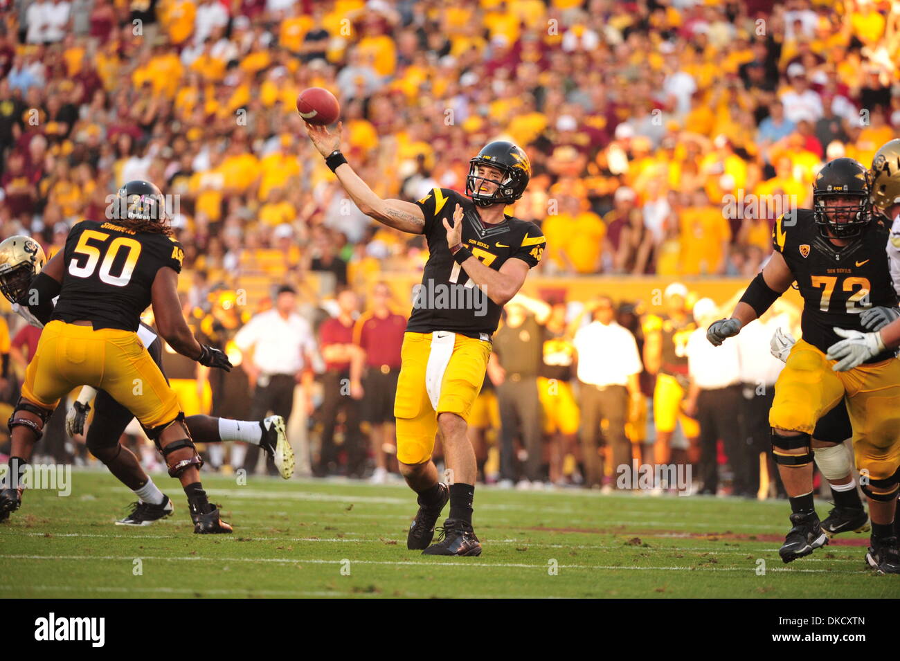October 29, 2011: Arizona State quarterback Brock Osweiler #17 in ...