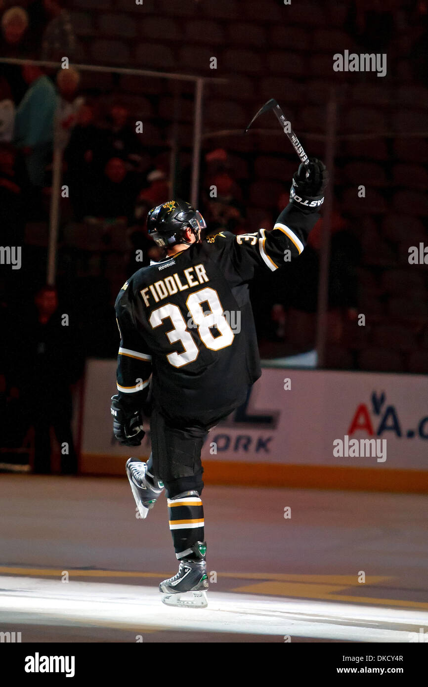 Oct. 29, 2011 - Dallas, Texas, US - Dallas Stars Forward Vernon Fiddler ...