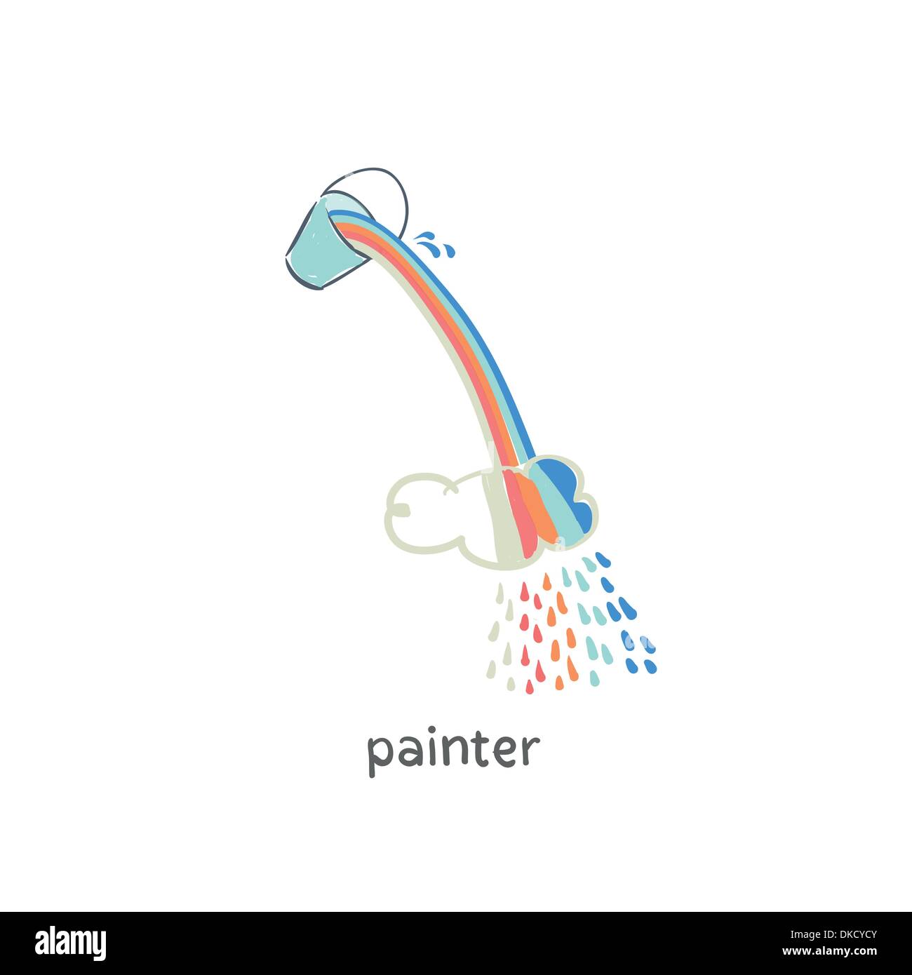 Professional male painter in Stock Vector Images - Alamy