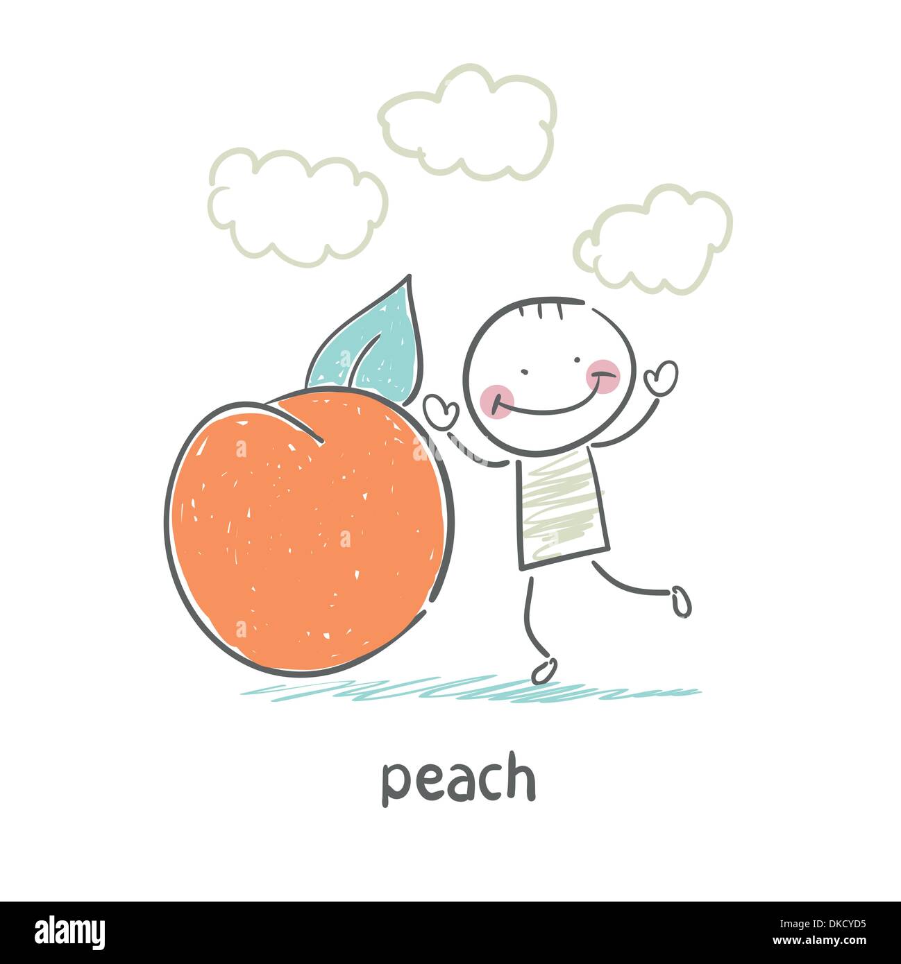 Peach man Cut Out Stock Images & Pictures - Alamy