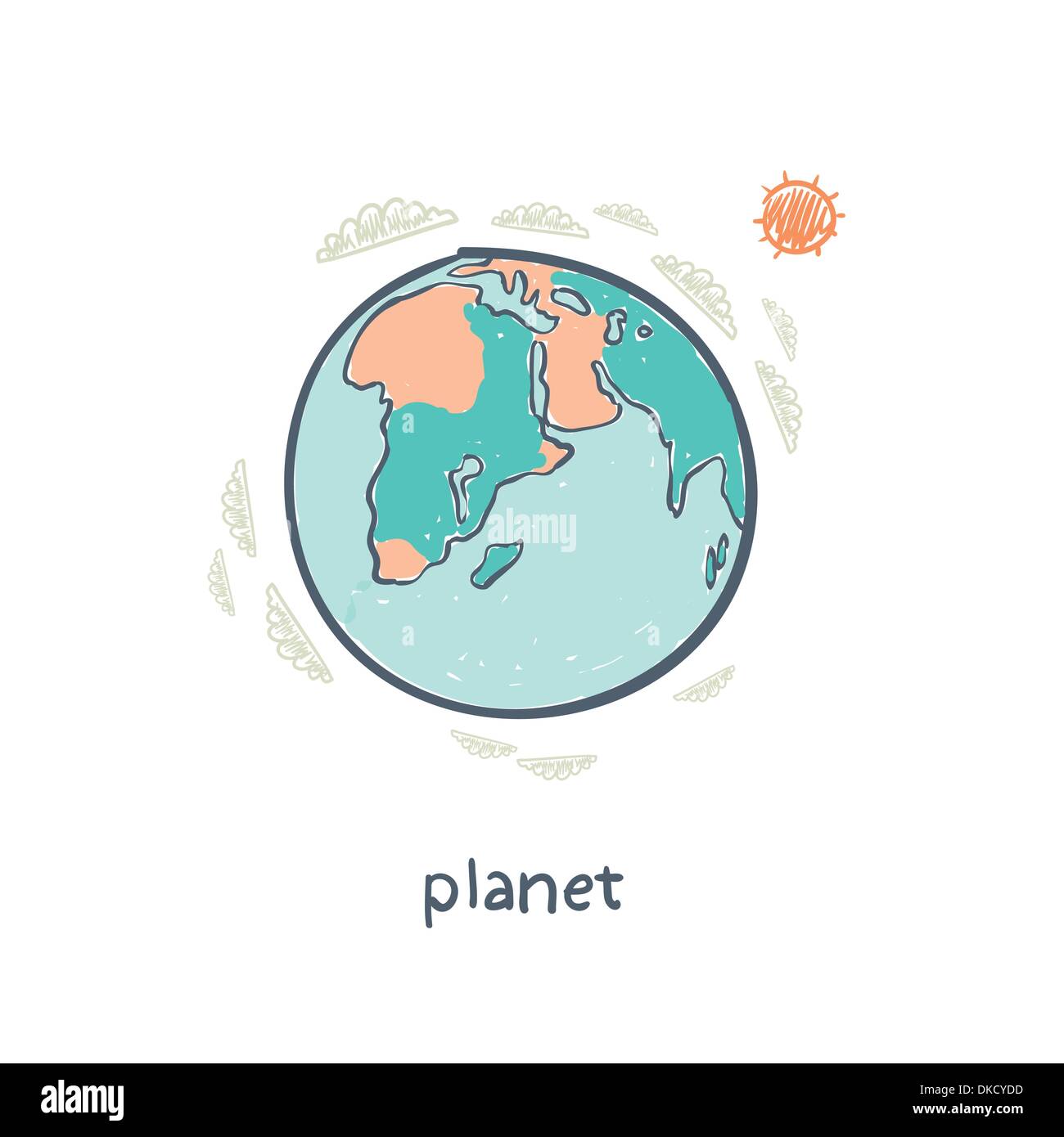 Earth globe australia view Stock Vector Images - Alamy