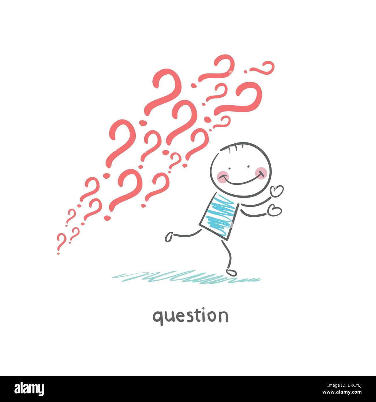 Customer uncertainty background Stock Vector Images - Alamy