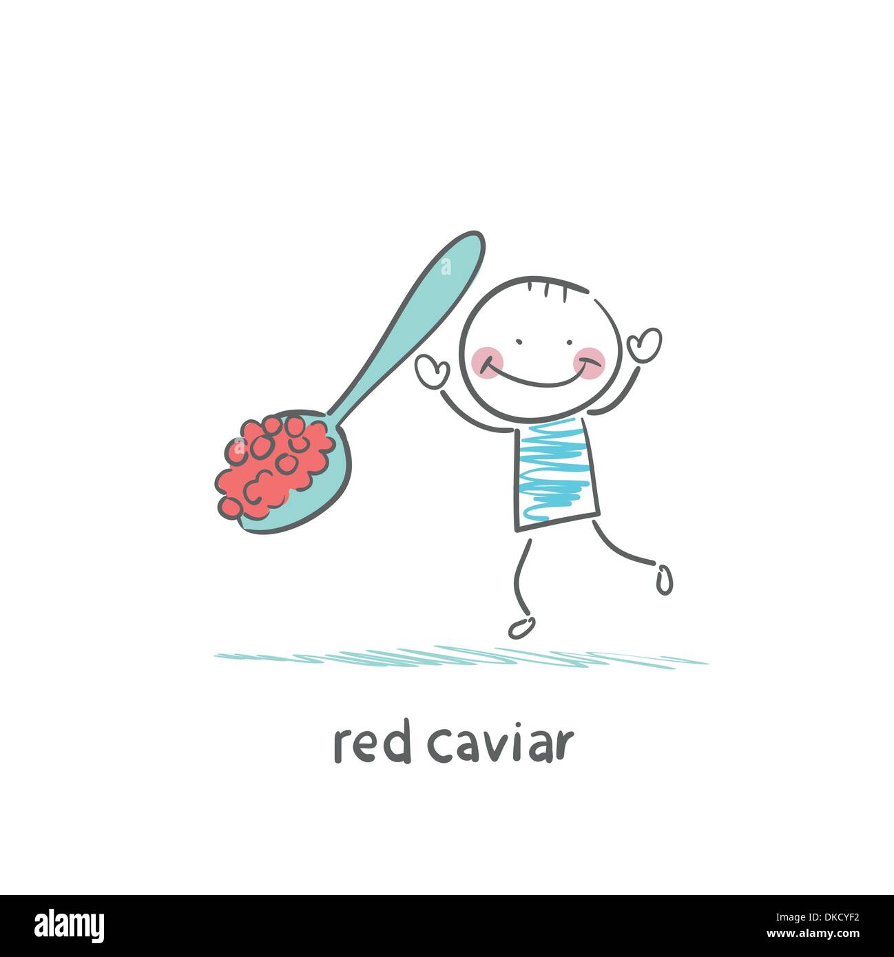 Red black caviar on Stock Vector Images - Alamy