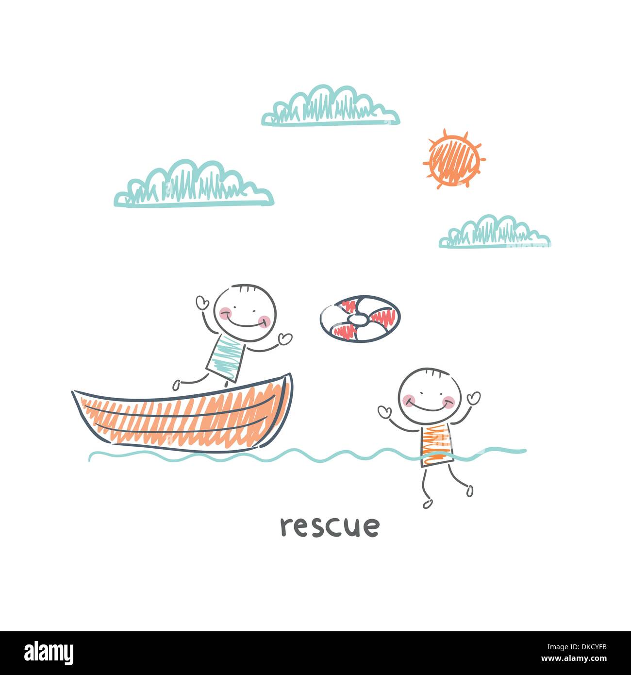 Rescuer Stock Vector Images - Alamy