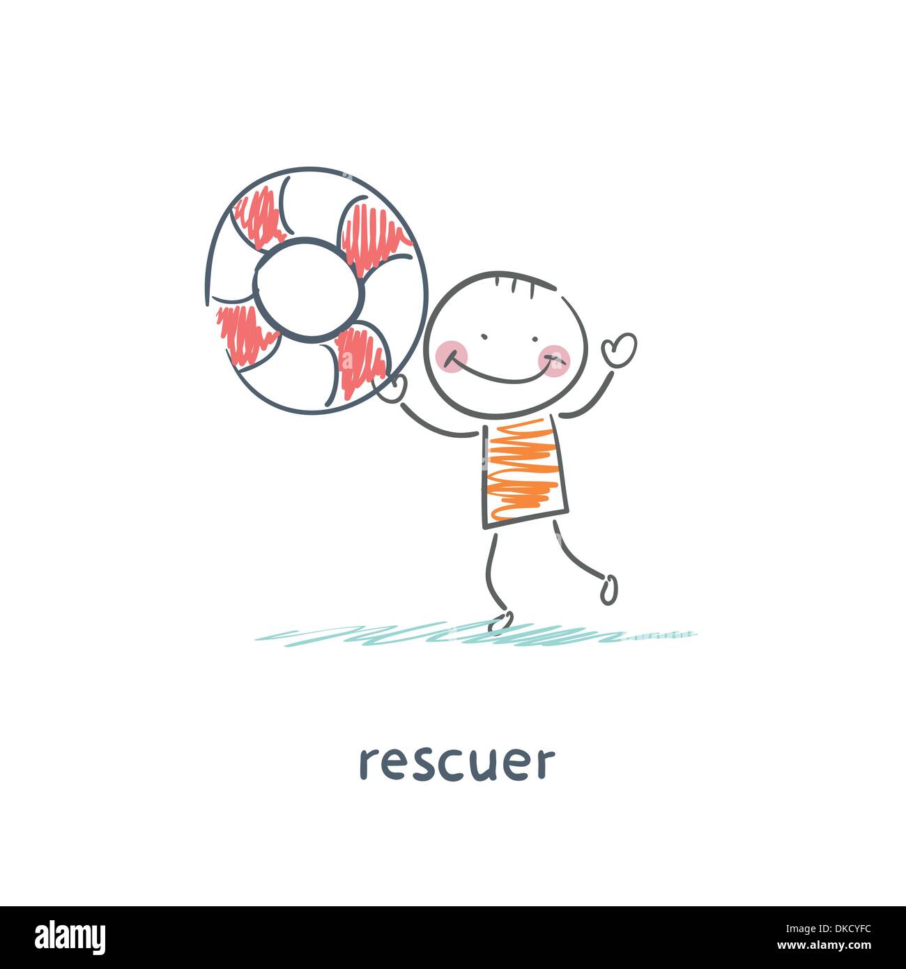 Rescuer Cut Out Stock Images & Pictures - Alamy