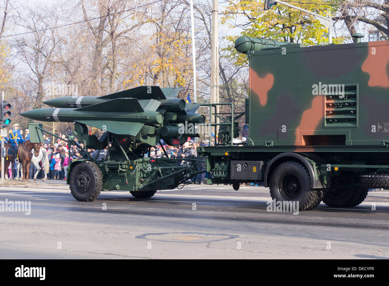 MIM-23 Hawk rocket system - December 1st, Parade on Romania's Stock ...