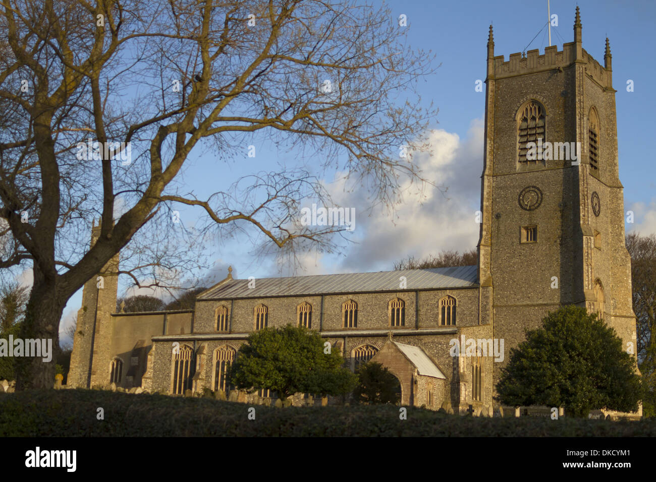 St Nicholas Church Blakeney Stock Photo - Alamy