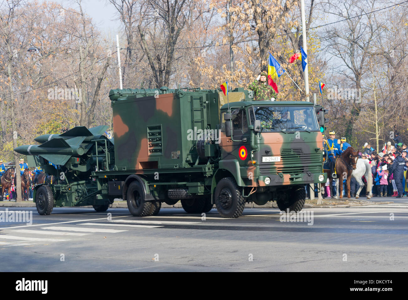MIM-23 Hawk rocket system - December 1st, Parade on Romania's National ...