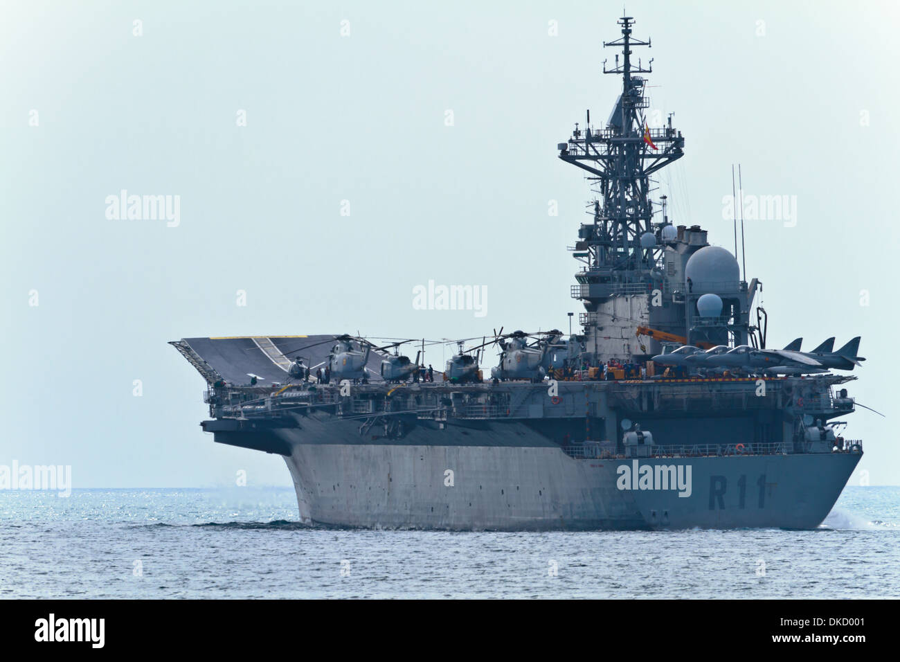 Aircraft carrier principe de asturias hi-res stock photography and ...