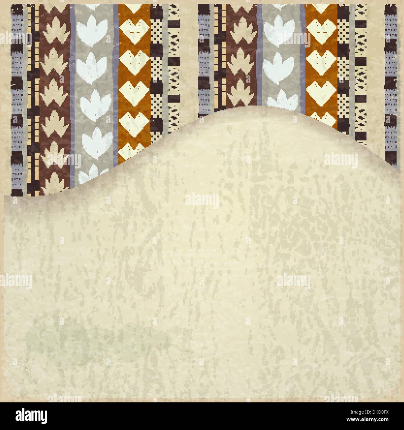 Abstract background with African Tribal elements Stock Vector Image ...