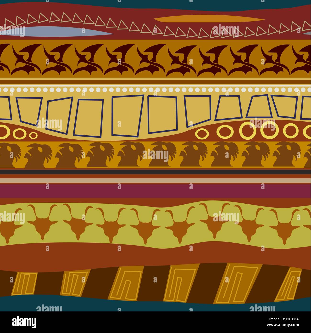 Tribal pattern seamless texture Stock Vector Image & Art - Alamy