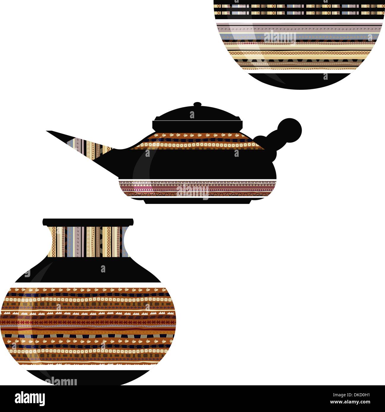 Tribal vase and pot Stock Vector Image & Art - Alamy