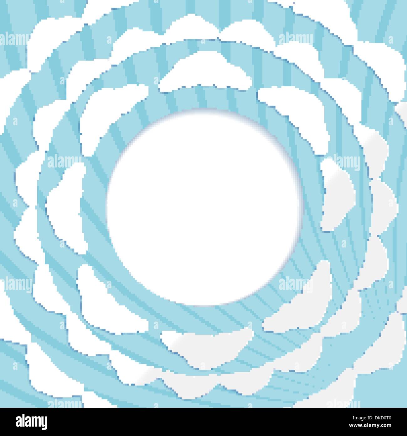 Abstract circular background with clouds Stock Vector Image & Art - Alamy