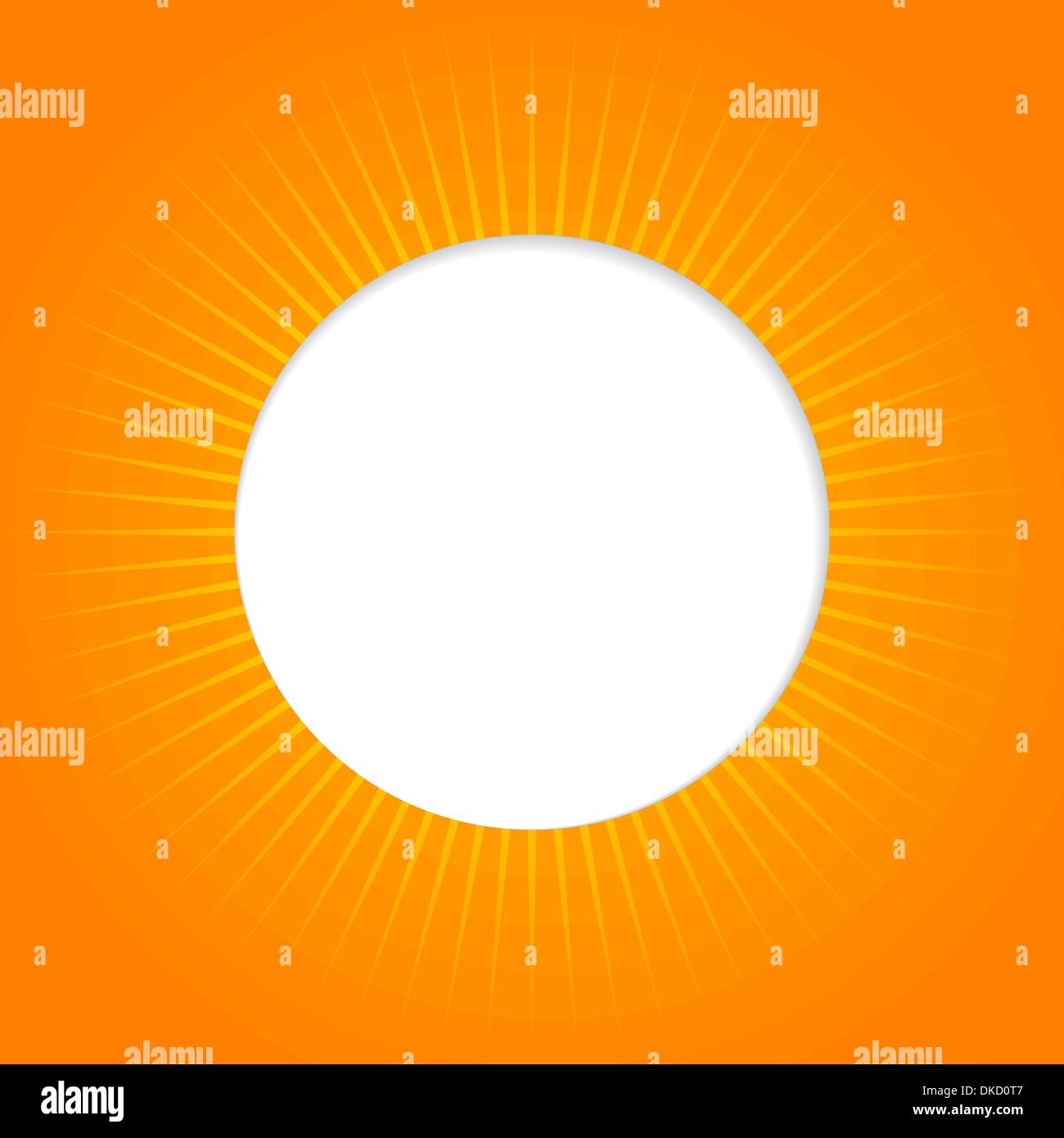 Orange abstract background with sun Stock Vector Image & Art - Alamy