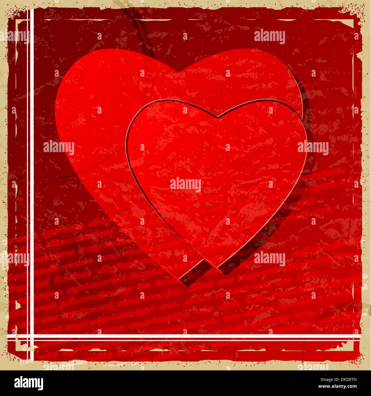 Heart symbol on dirty Stock Vector Images - Alamy