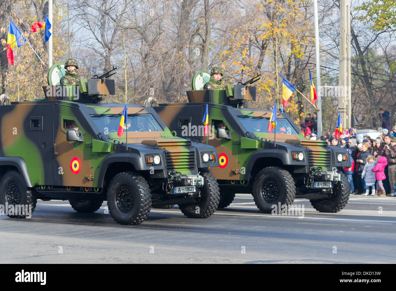PANHARD armored vehicles - December 1st, Parade on Romania's National ...