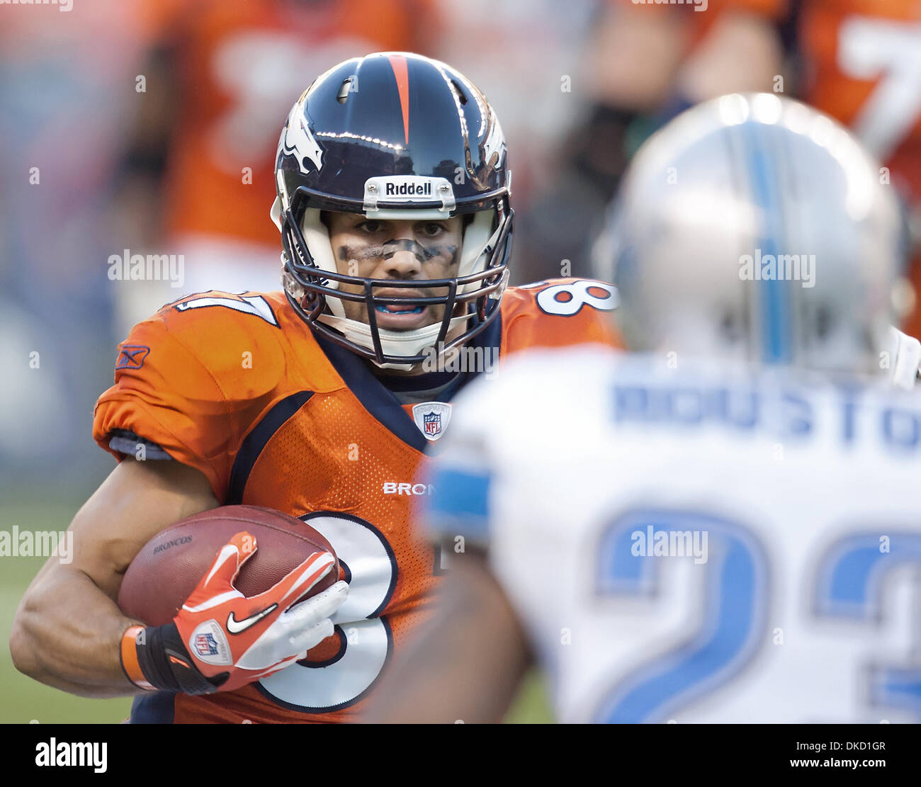 Oct. 30, 2011 - Denver, Colorado, U.S - Denver Broncos WR ERIC DECKER ...