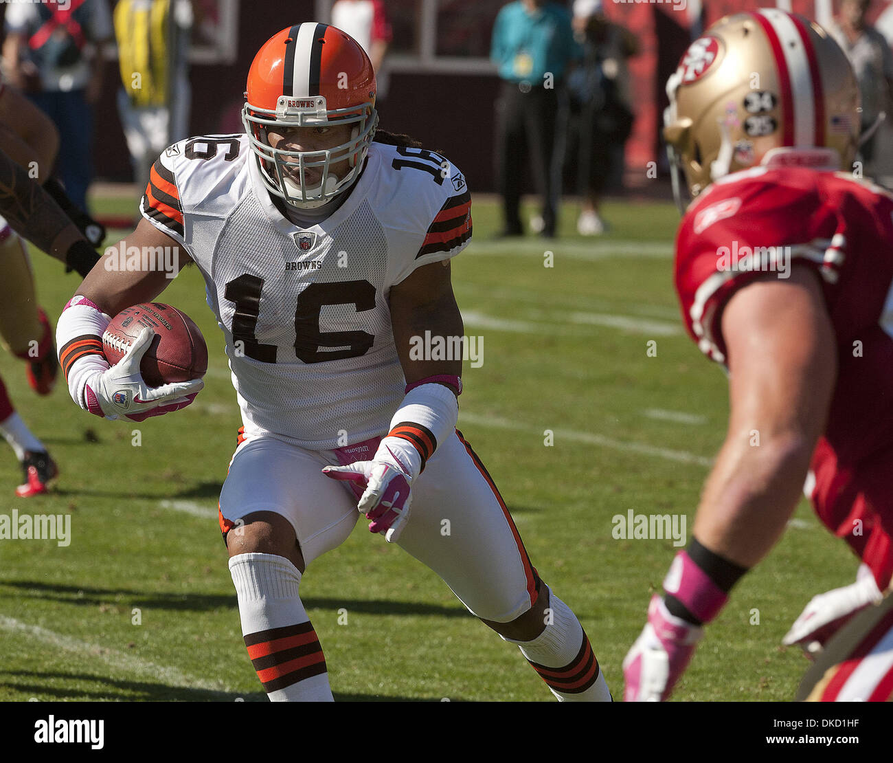 Cleveland wide receiver josh cribbs hi-res stock photography and images ...