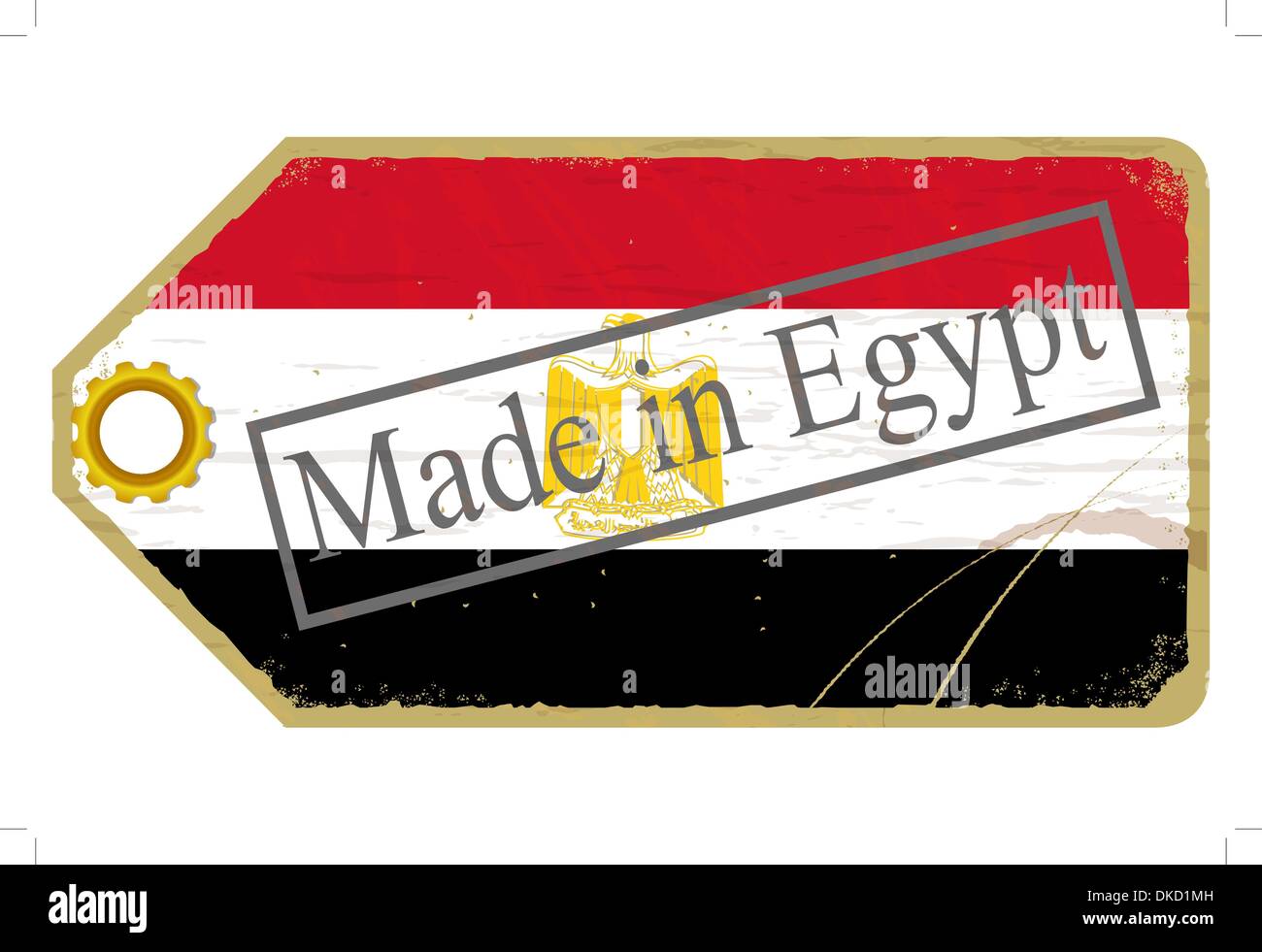 Vintage label with the flag of Egypt Stock Vector Image & Art - Alamy
