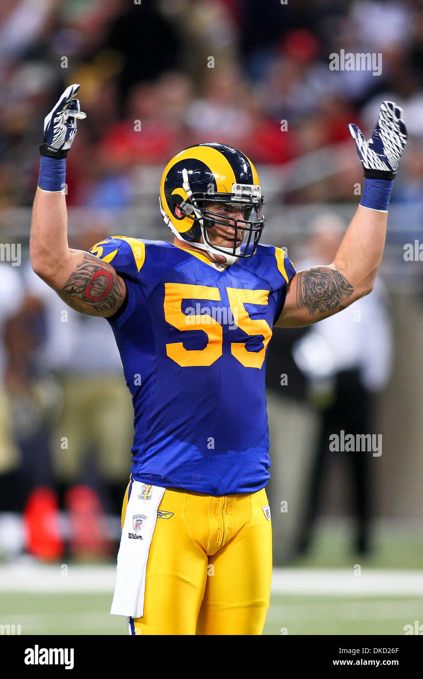 Oct. 30, 2011 - Saint Louis, Missouri, U.S - St. Louis Rams linebacker ...