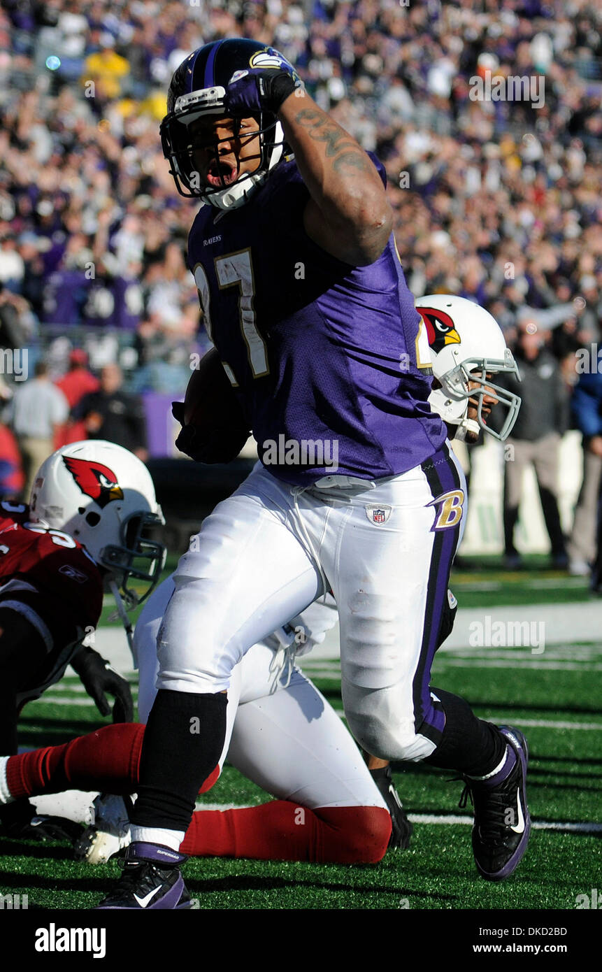 Oct. 30, 2011 - Baltimore, Maryland, U.S - Baltimore Ravens running ...