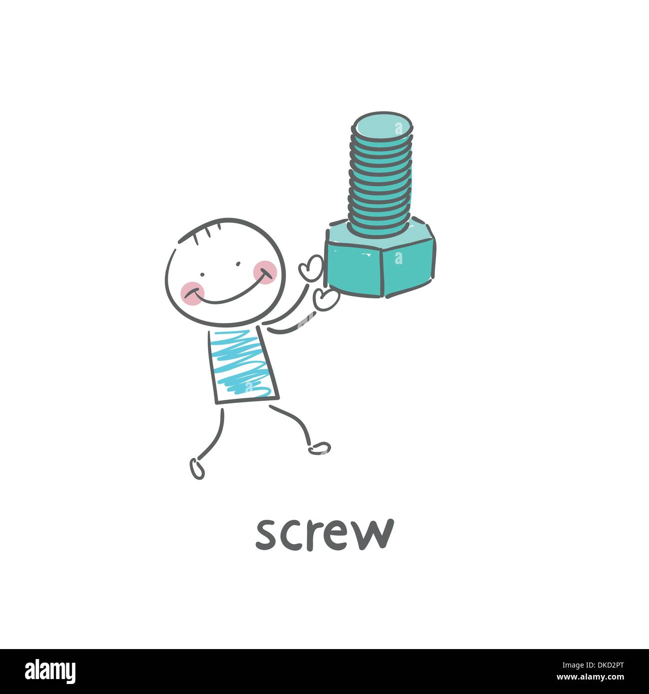 Fasteners screw Stock Vector Images - Alamy