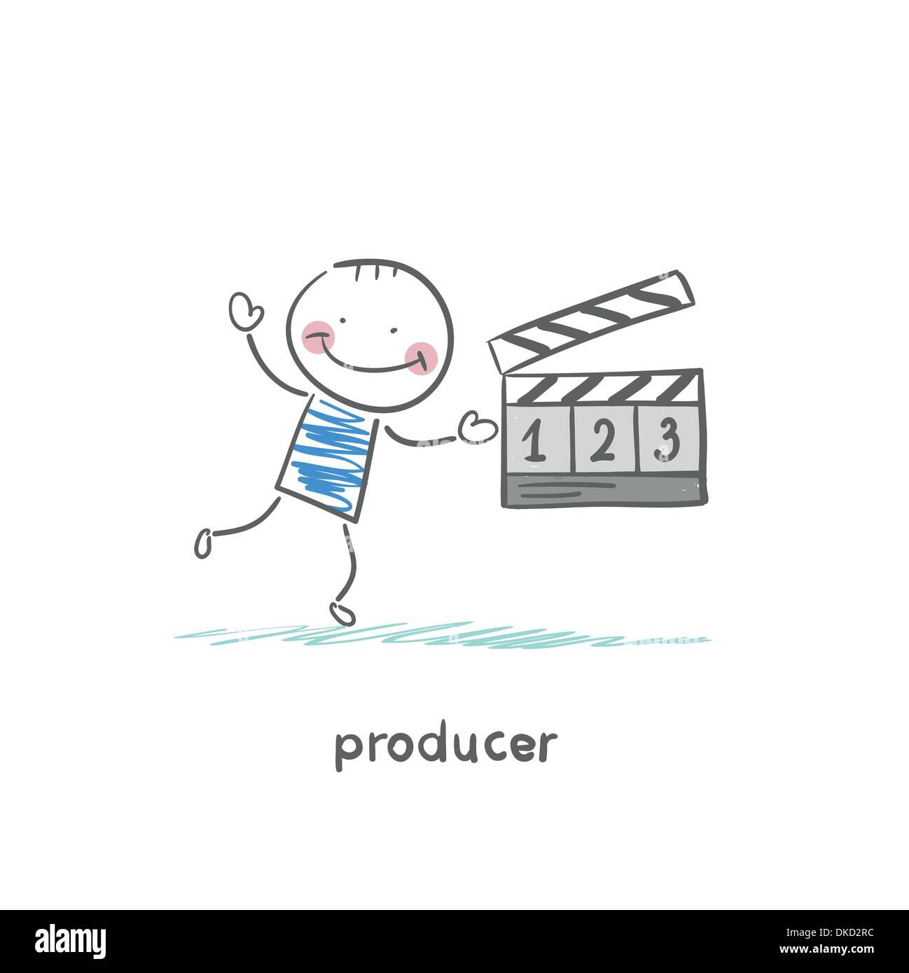 Producer cartoon Stock Vector Images - Alamy