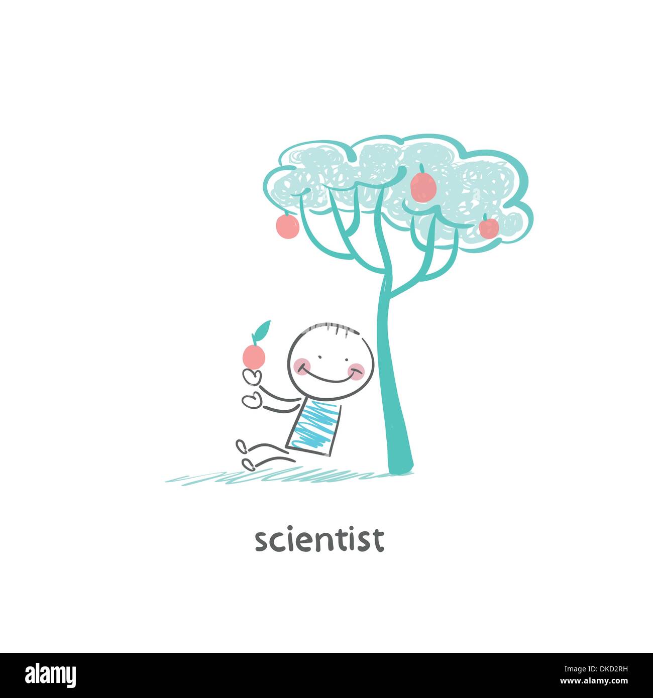 Research contemplation Stock Vector Images - Alamy