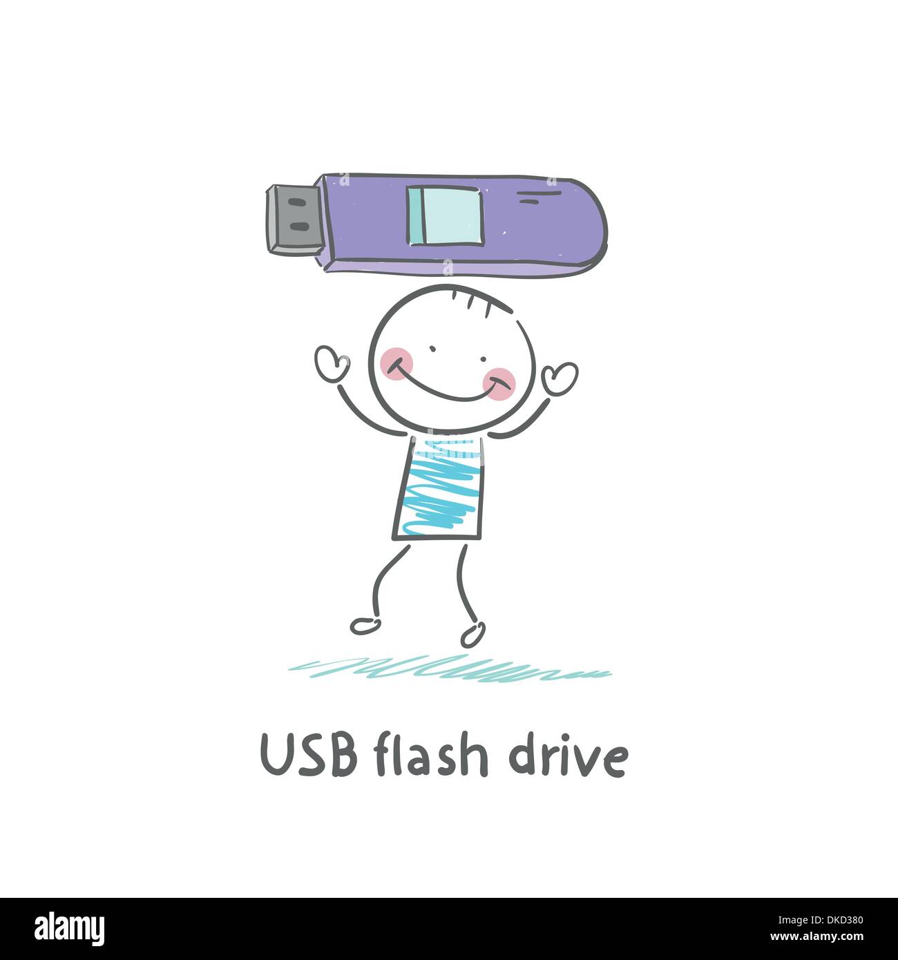 Hard drive cable Stock Vector Images - Alamy