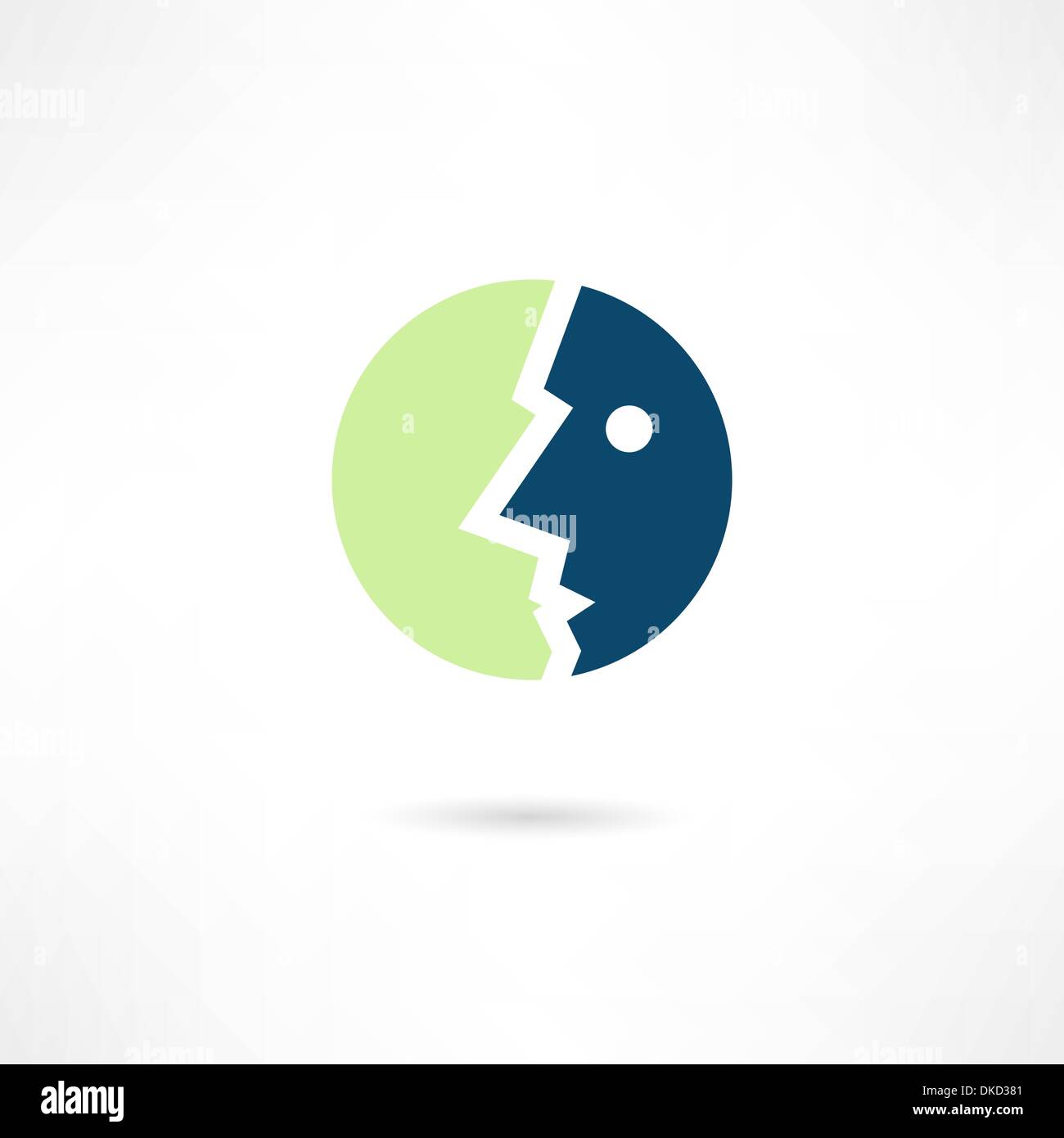 Silhouette two face back to back Stock Vector Images - Alamy
